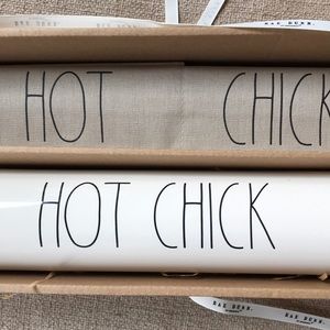 Rae Dunn | Kitchen | Rae Dunn Rolling Pin Half Apron Hot Chick Nwt ...